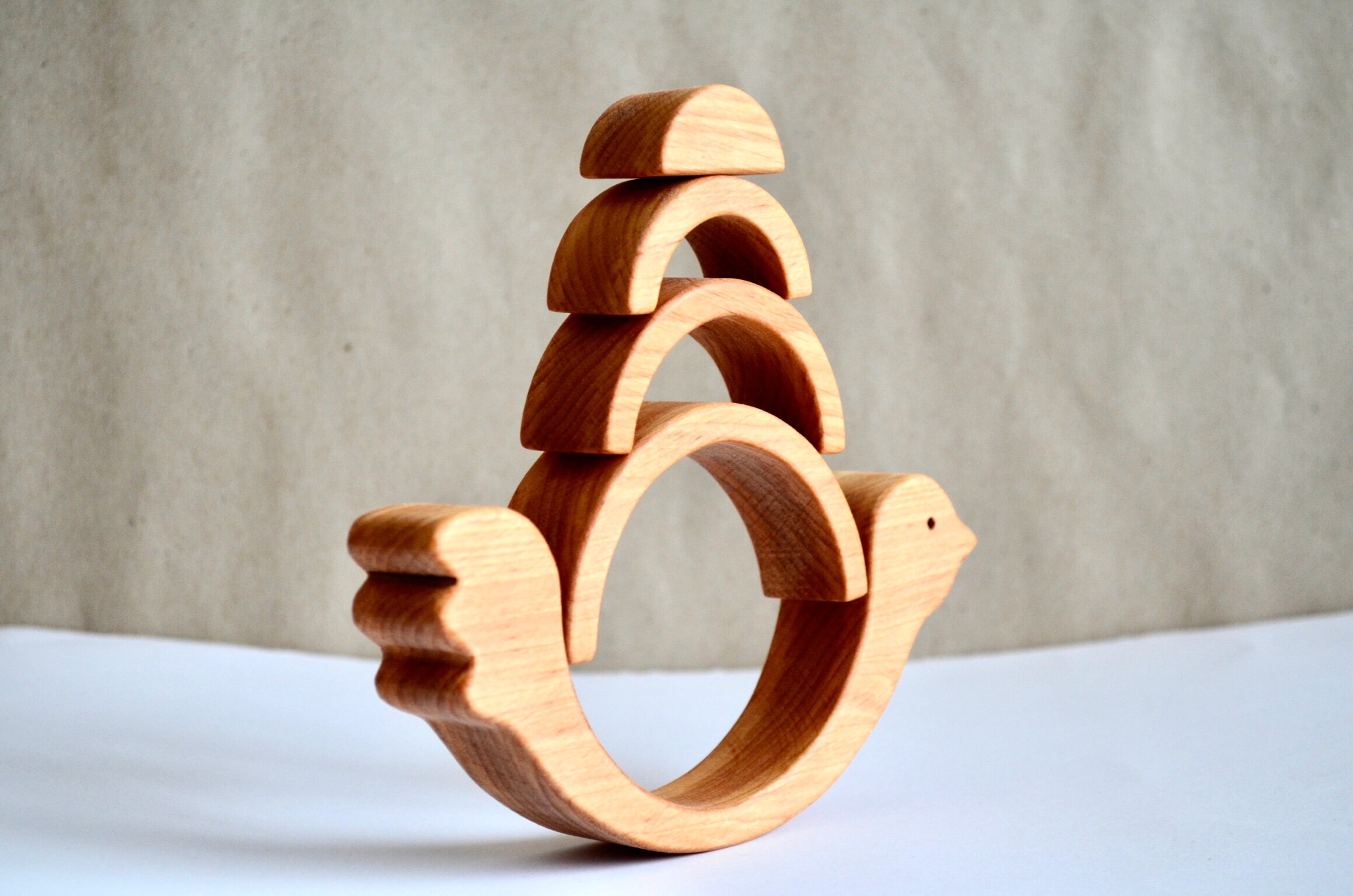 Wooden Balance Bird Toddler Toy Personalized Educational Arch Set - Etsy