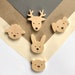 Wooden Set of 8 Animal Magnets for Kids Funny Animal Fridge Magnets ...