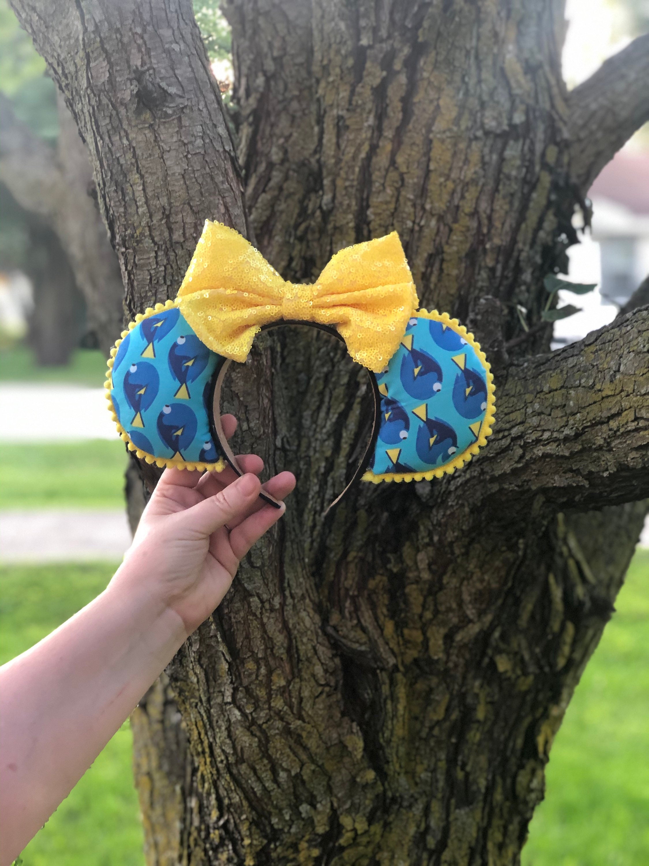 Dory / Finding Nemo Inspired Ears; Disney World; Disneyland - Etsy