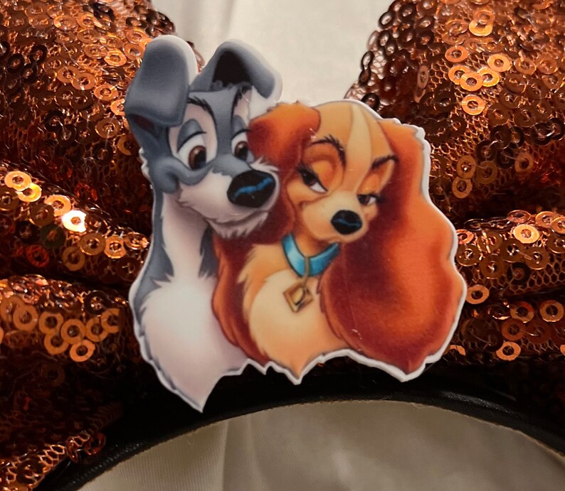 Lady and the Tramp Inspired Ears Disney World Disneyland - Etsy