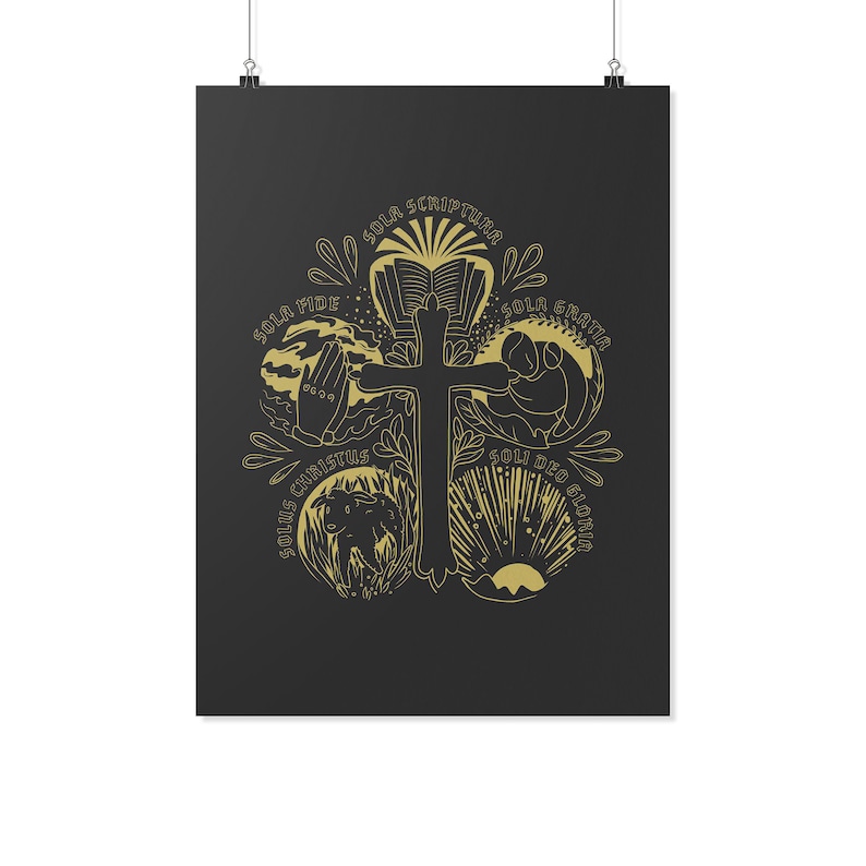 5 Solas (wall Poster) - Etsy