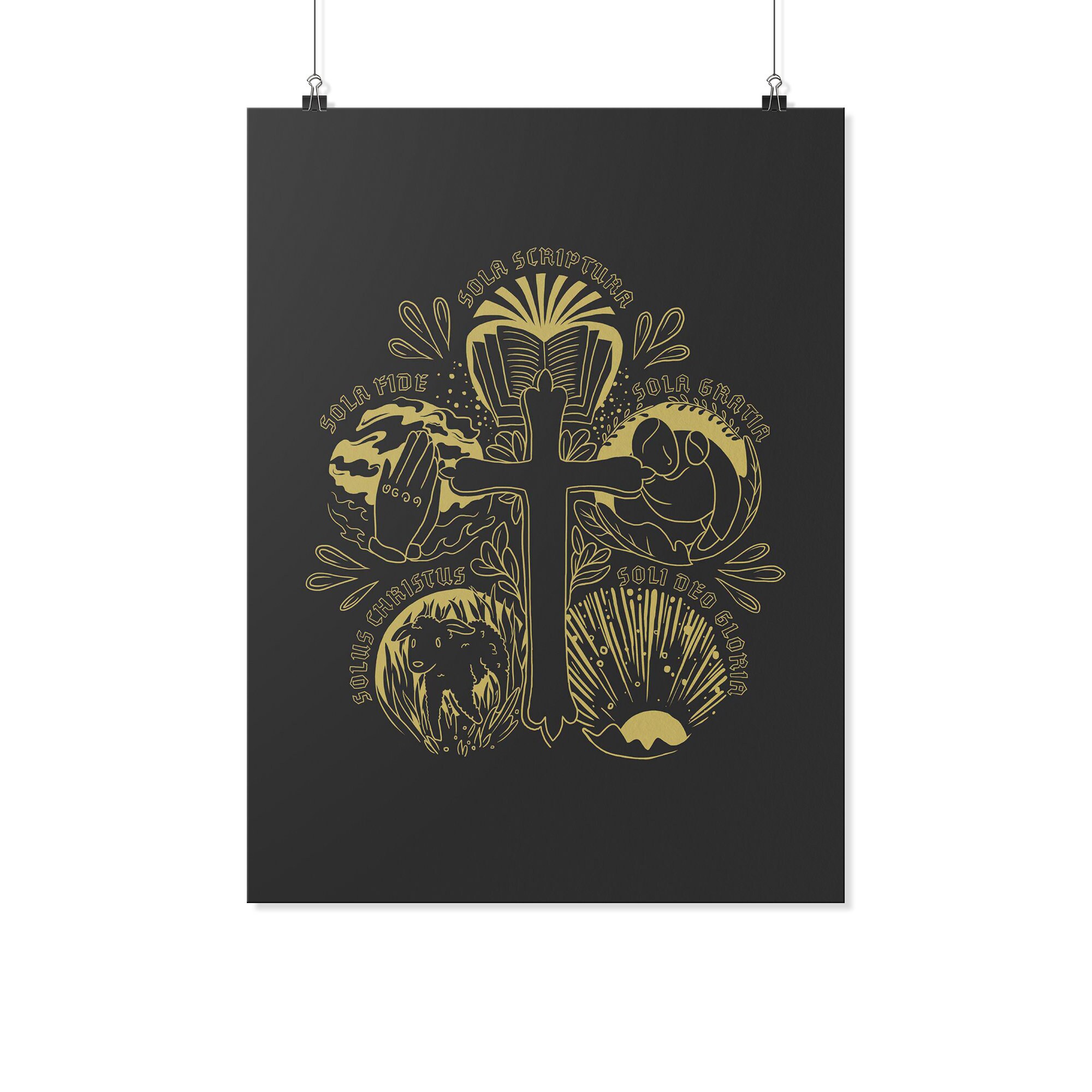 5 Solas Wall Poster | Etsy