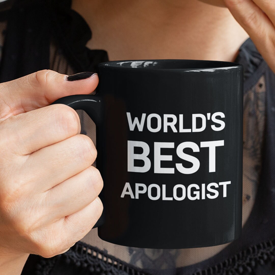 World's Best Apologist (11/15oz Black & White Mug) - Etsy
