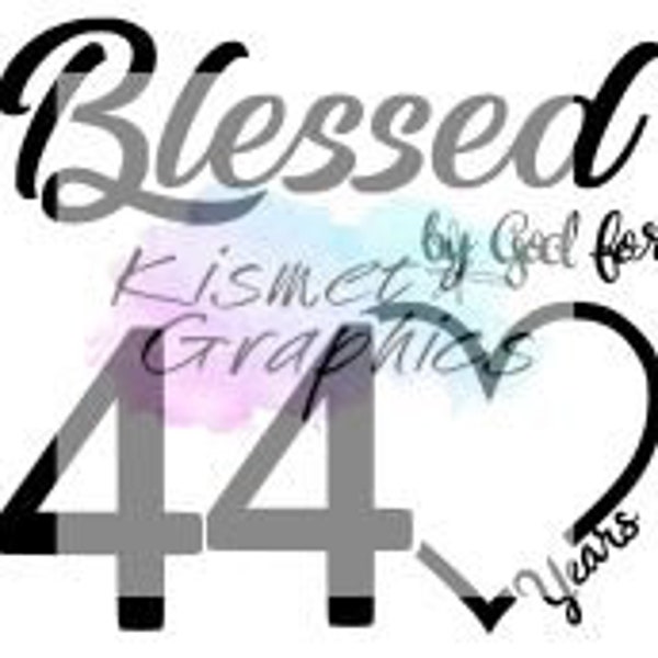 50 Years Blessed - Etsy