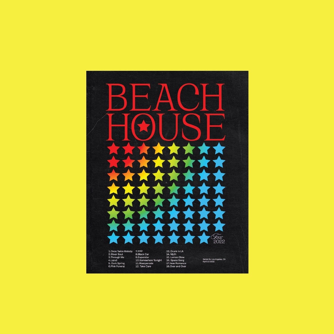 Beach House Band Poster