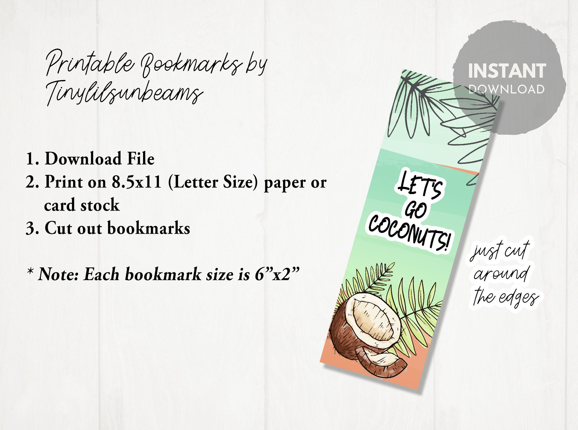 Printable Bookmarks Beach Quotes Bookmarks Summer Bookmarks | Etsy