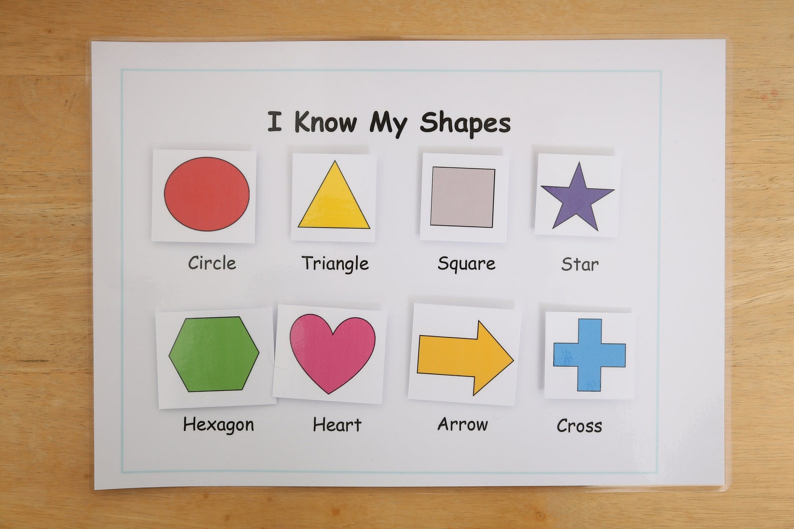 Pre School, Toddler, Home Learning, I Know My Shapes - Etsy