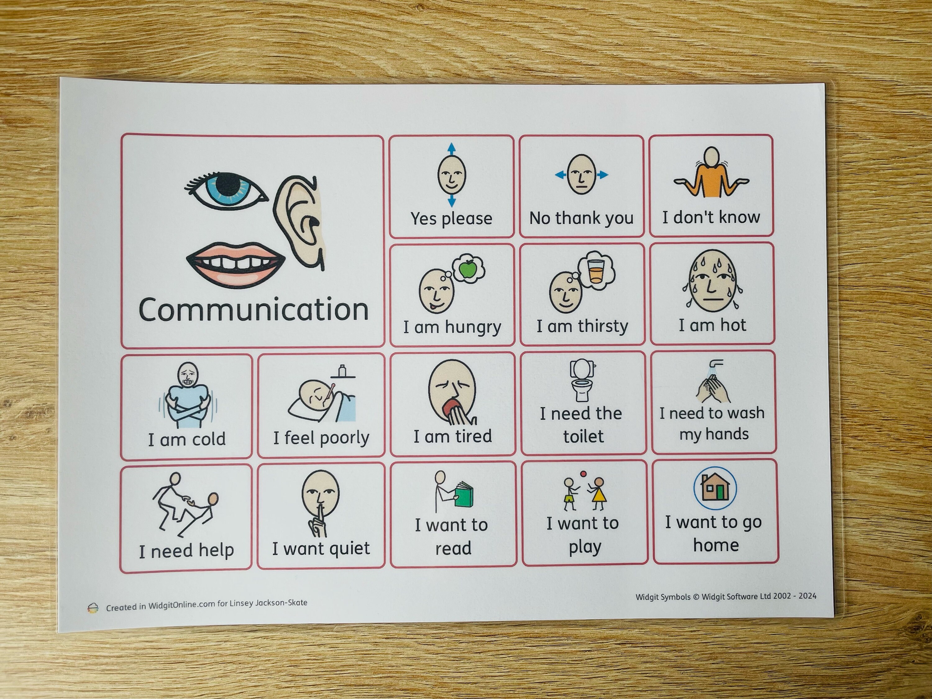 Communication ASD Communication Board - Etsy UK