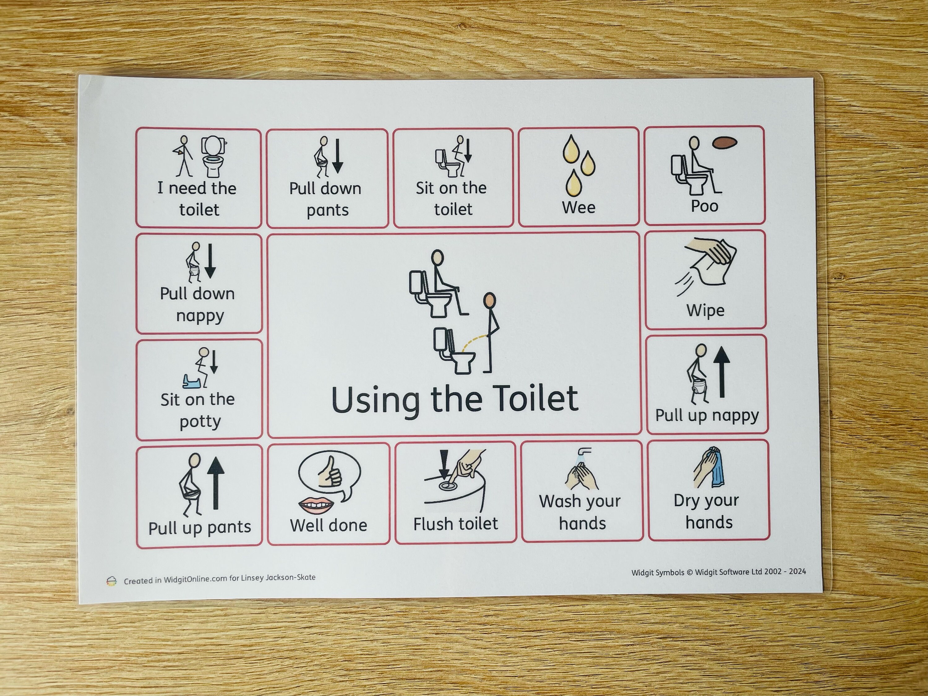 Using the Toilet ASD Communication Board - Etsy UK