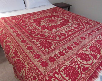 Red Coverlet - Etsy