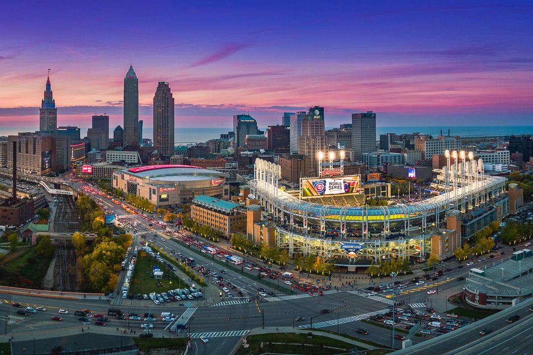 Canvas Print of Progressive Field 2016 World Series Panorama ...