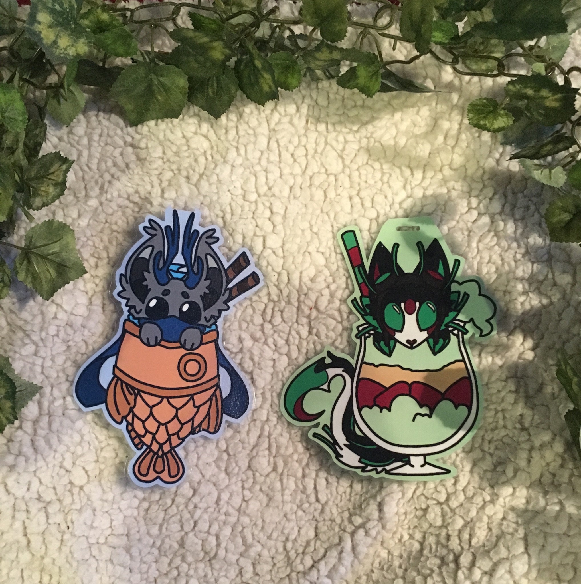 Custom furry Cafe Badge - Etsy