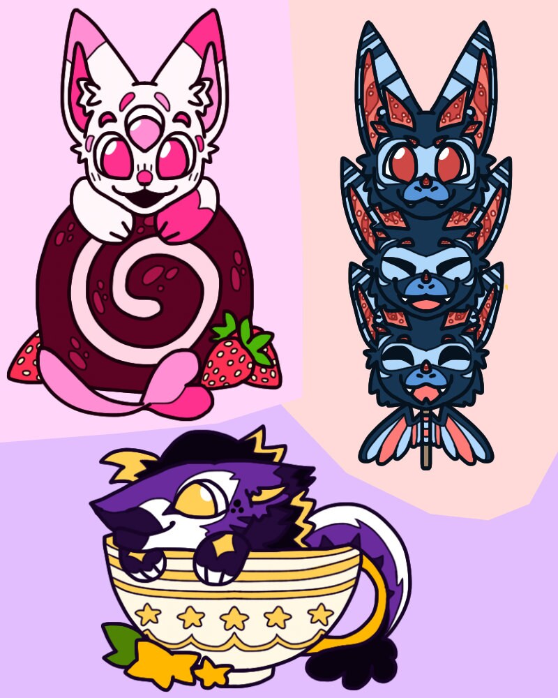 Custom “furry Cafe” Badge - Etsy