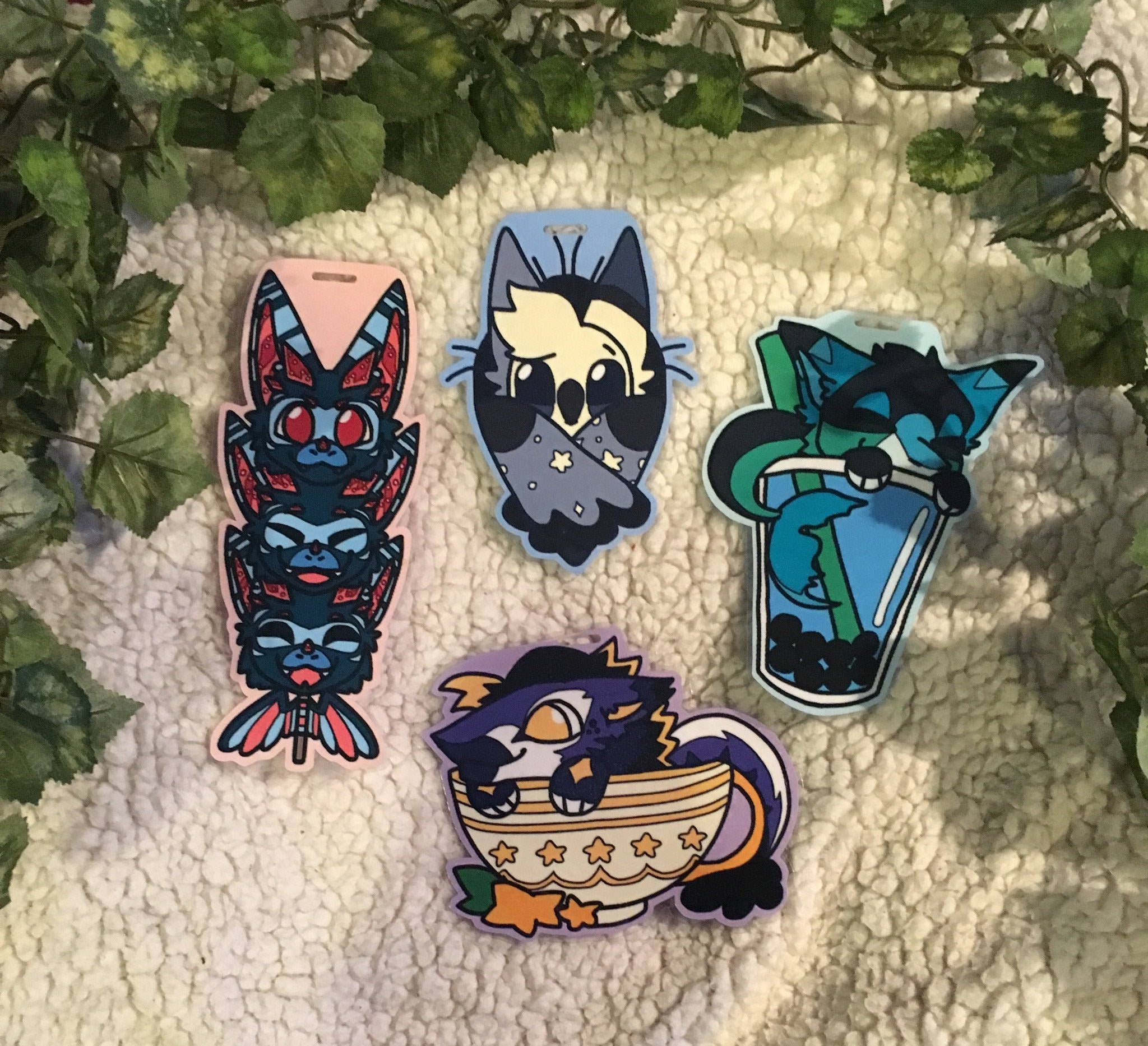 Custom furry Cafe Badge - Etsy