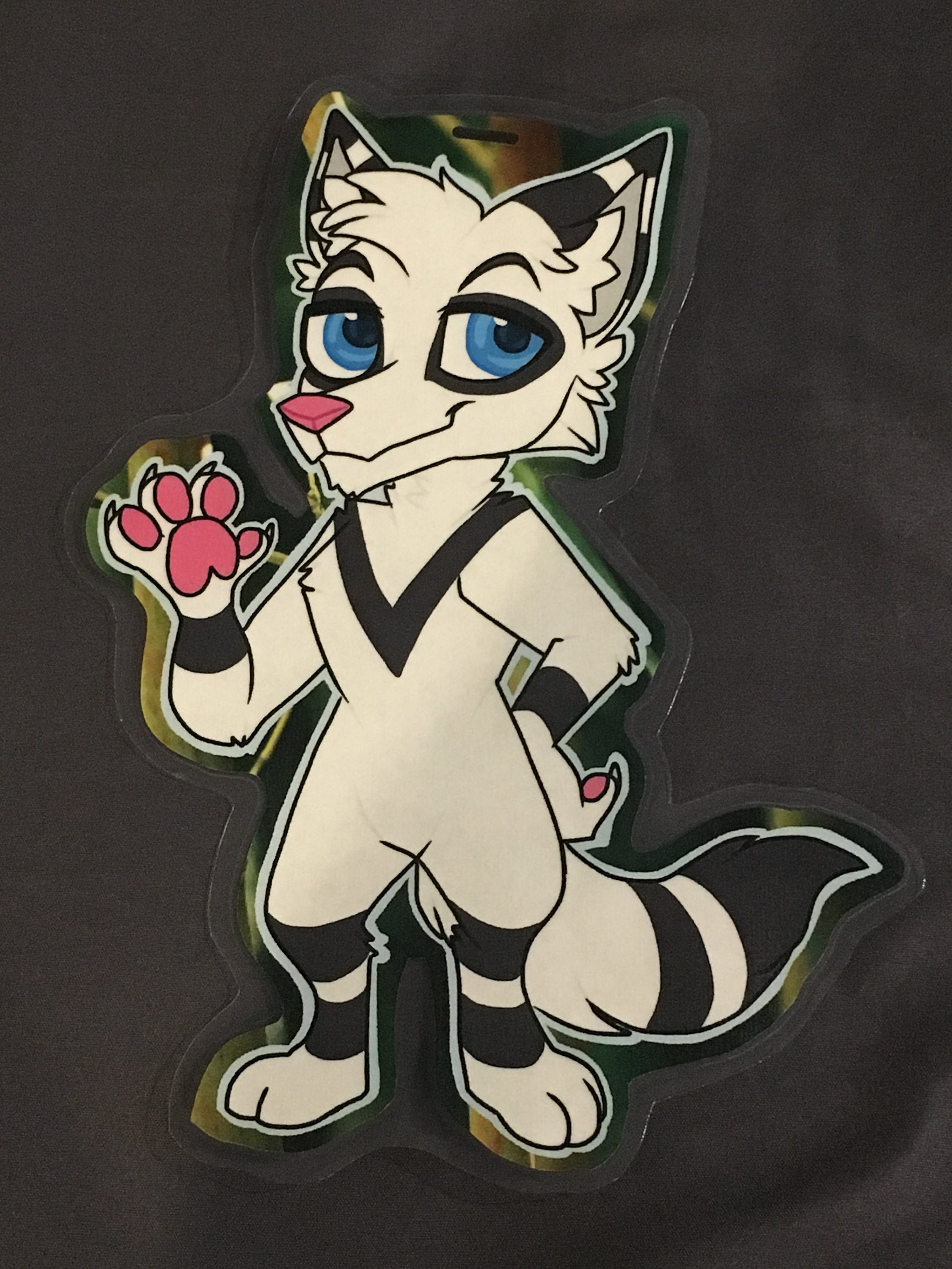 Chibi Custom Fursona Badge - Etsy