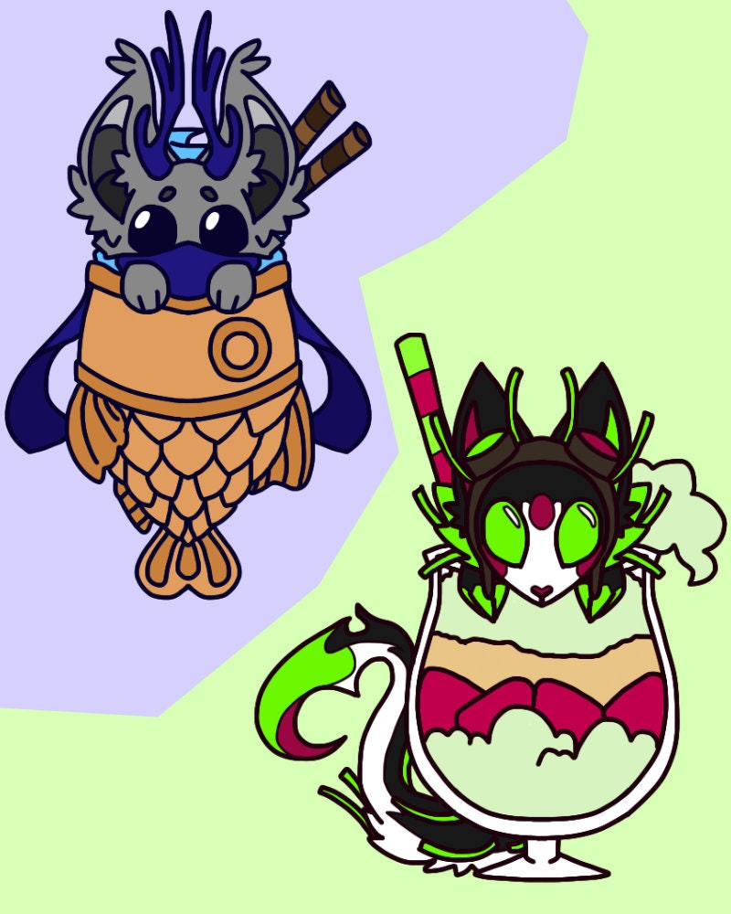 Custom “furry Cafe” Badge - Etsy