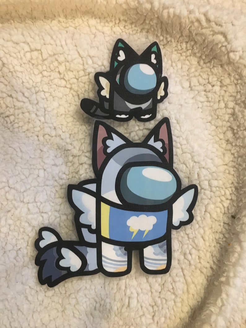 Custom Furry Among Us Badges - Etsy