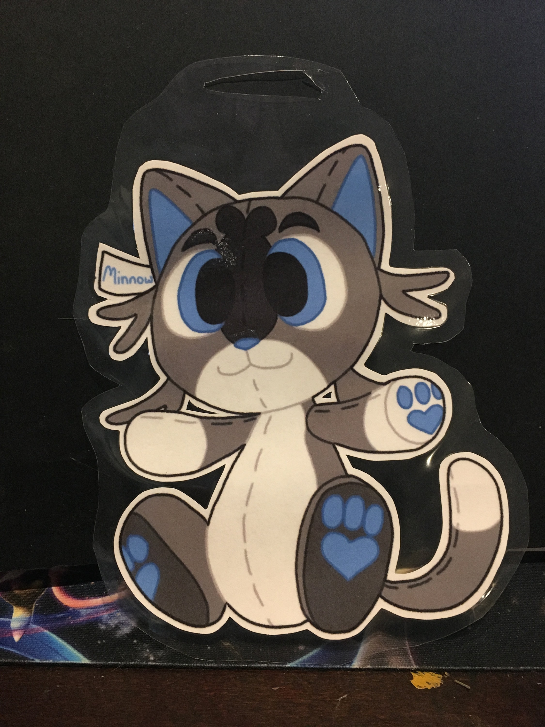 Custom Fursona Plush Badge - Etsy UK