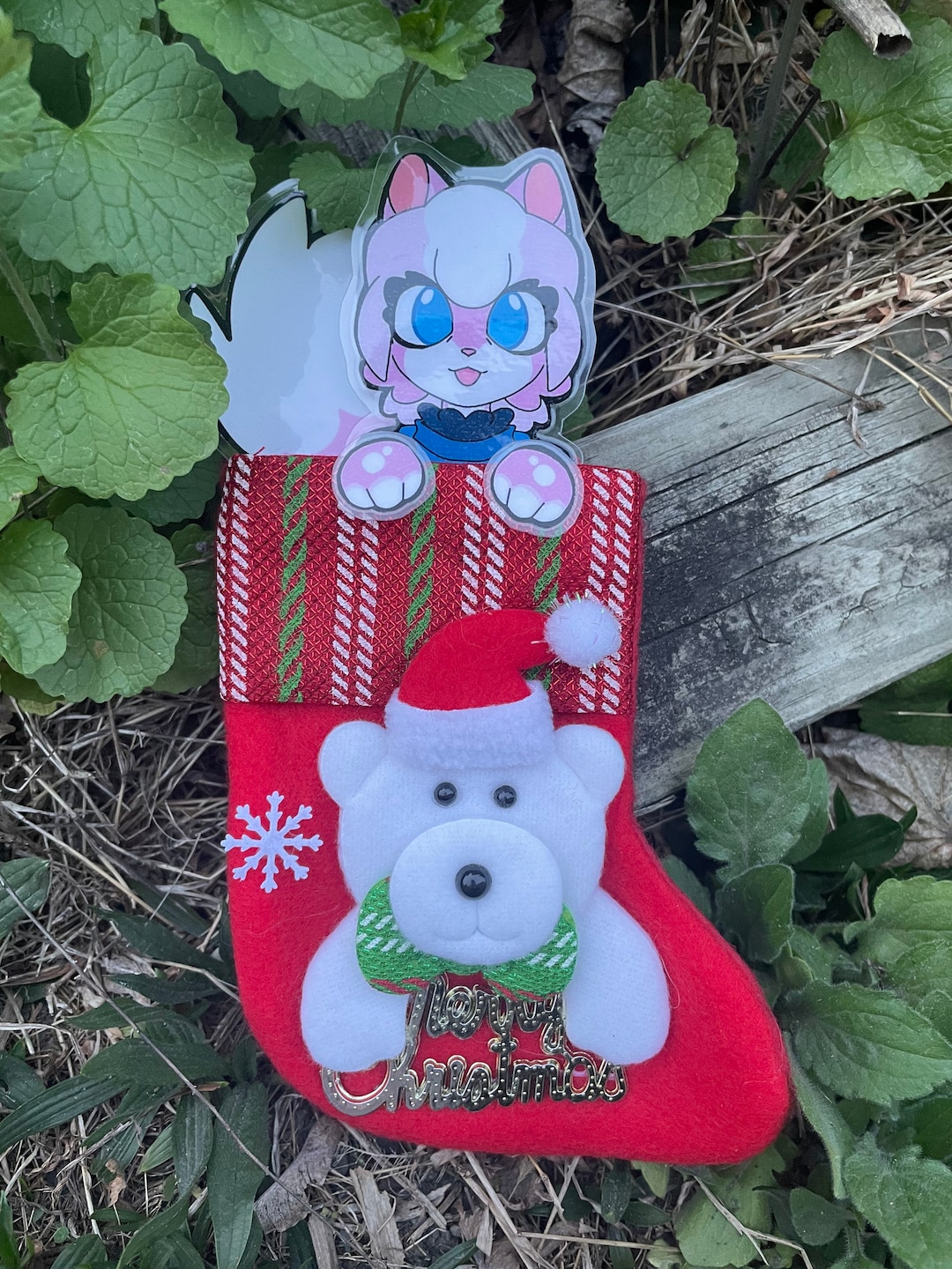 Custom Fursona in Christmas Stocking - Etsy