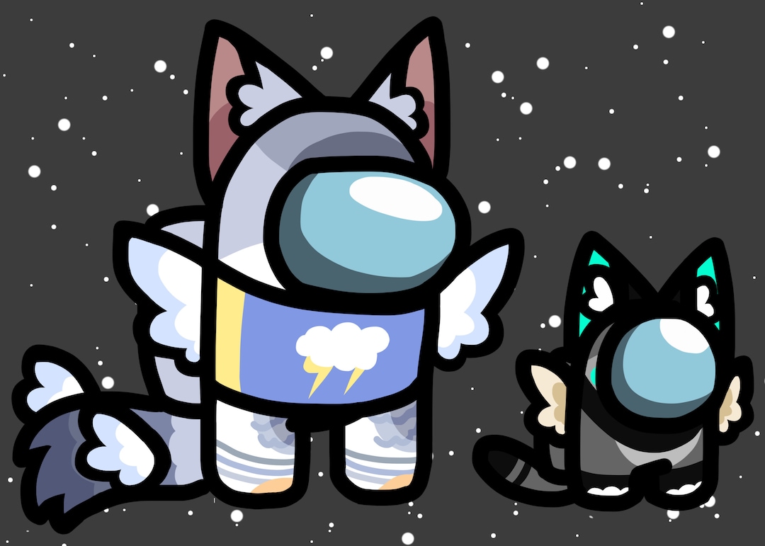 Custom Furry Among Us Badges - Etsy