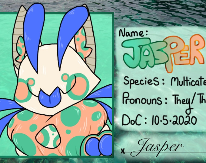 Custom ID Furry Badge - Etsy