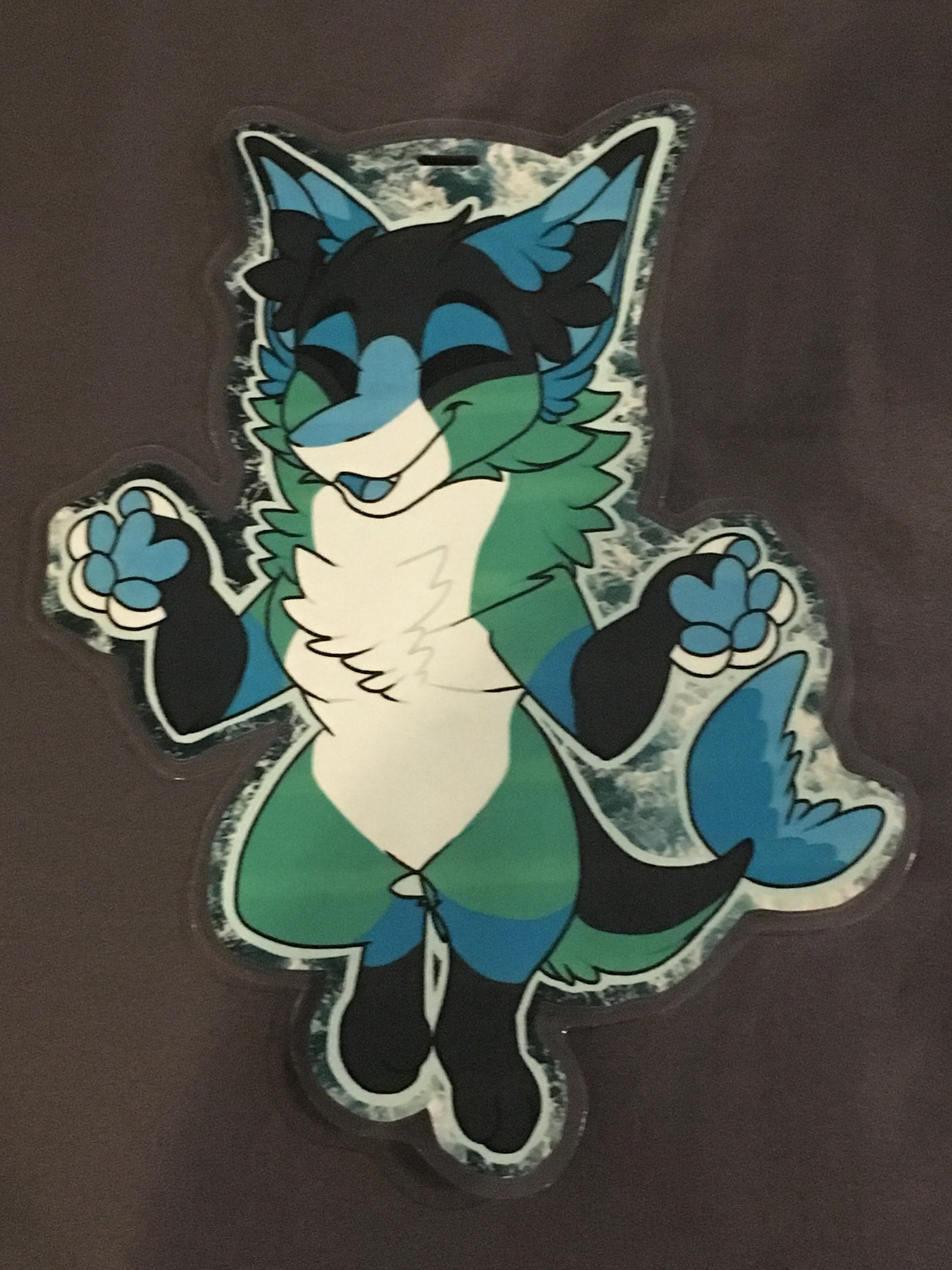 Chibi Custom Fursona Badge - Etsy