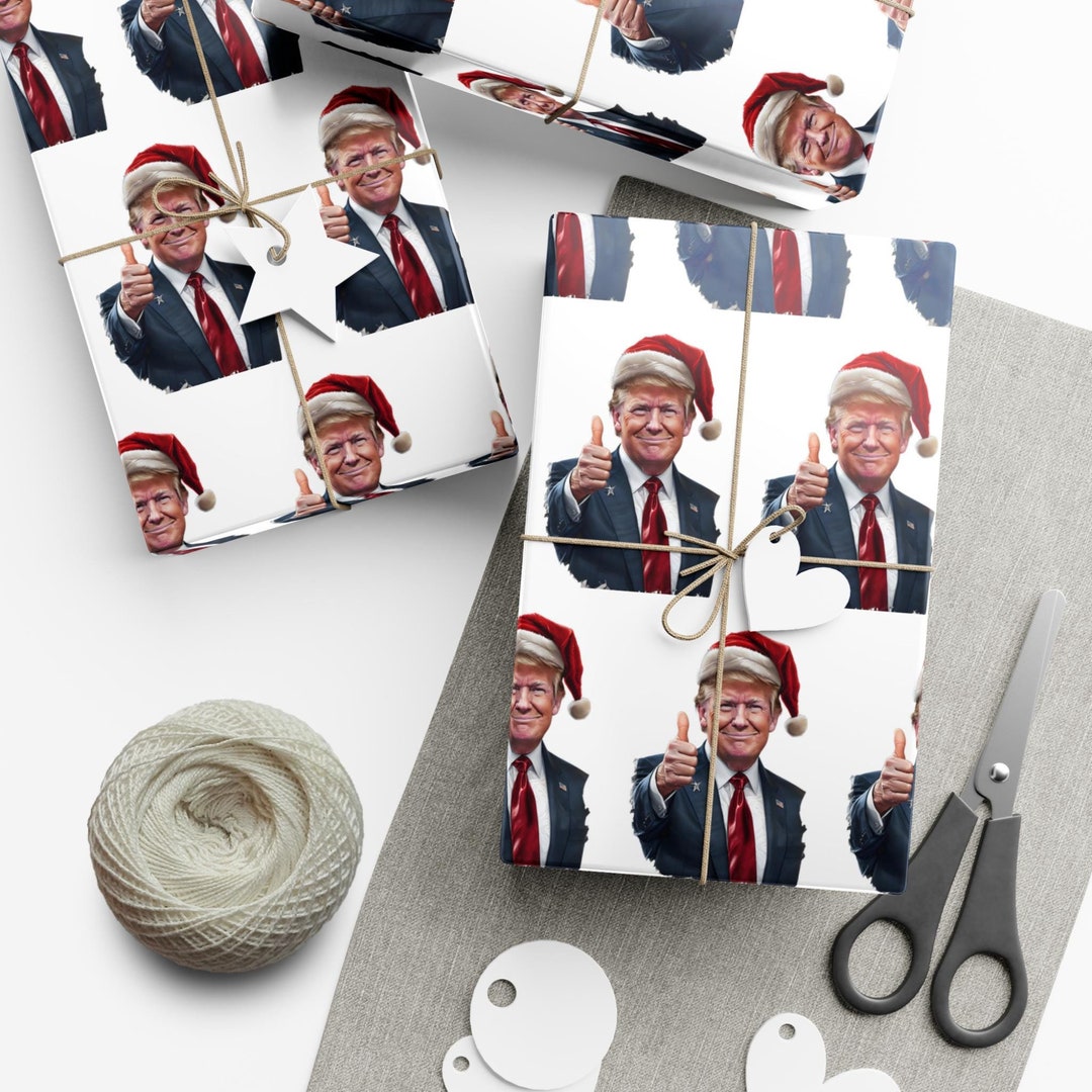 Donald Trump Wrapping Paper - Etsy