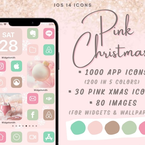 Christmas App Icons Iphone Ios 14 App Icons Christmas - Etsy