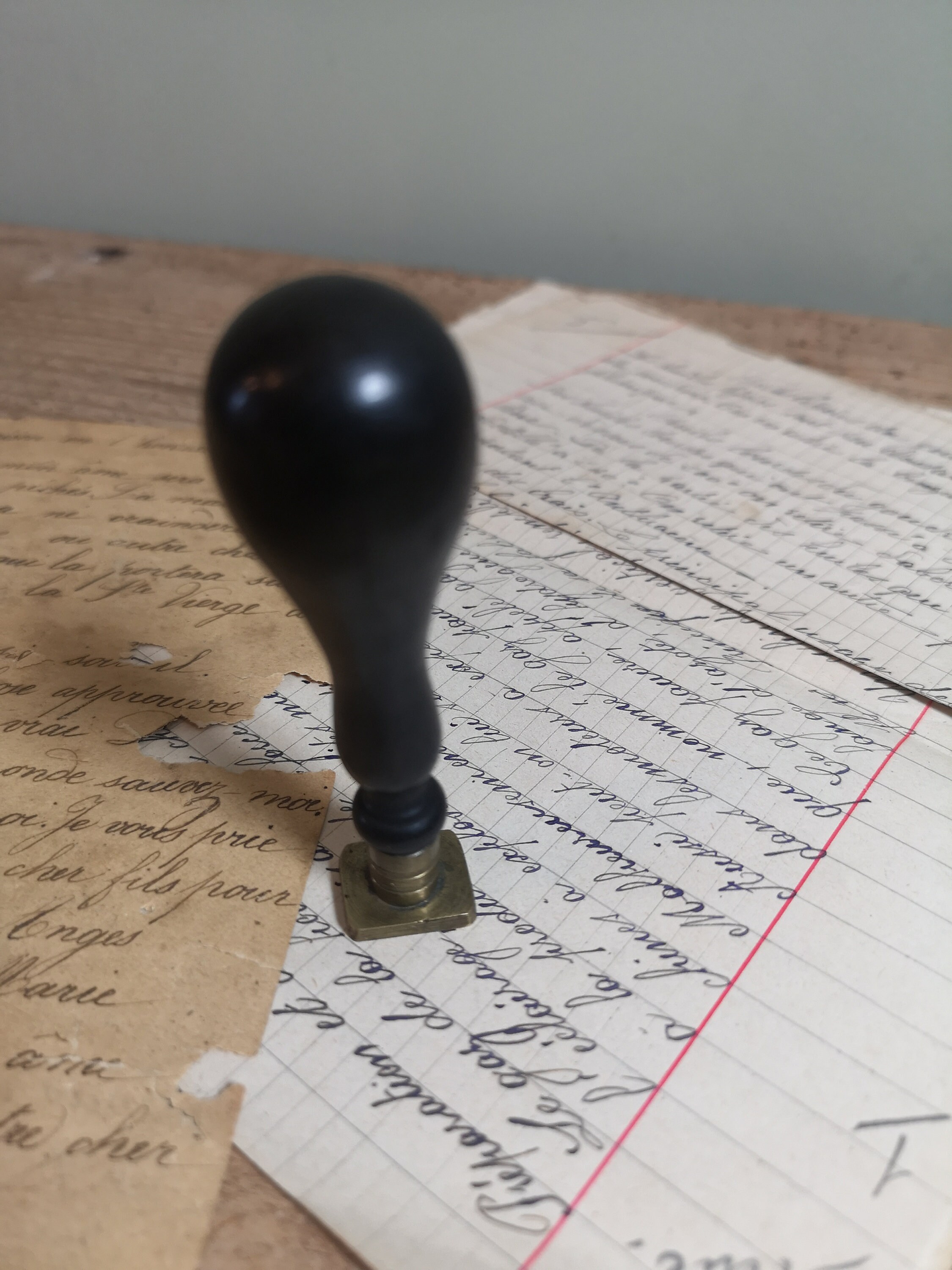 Antique French Monogram Ink Stamp Cipher or Wax Seal Initials - Etsy