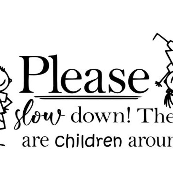 Slow Down Signs - Etsy