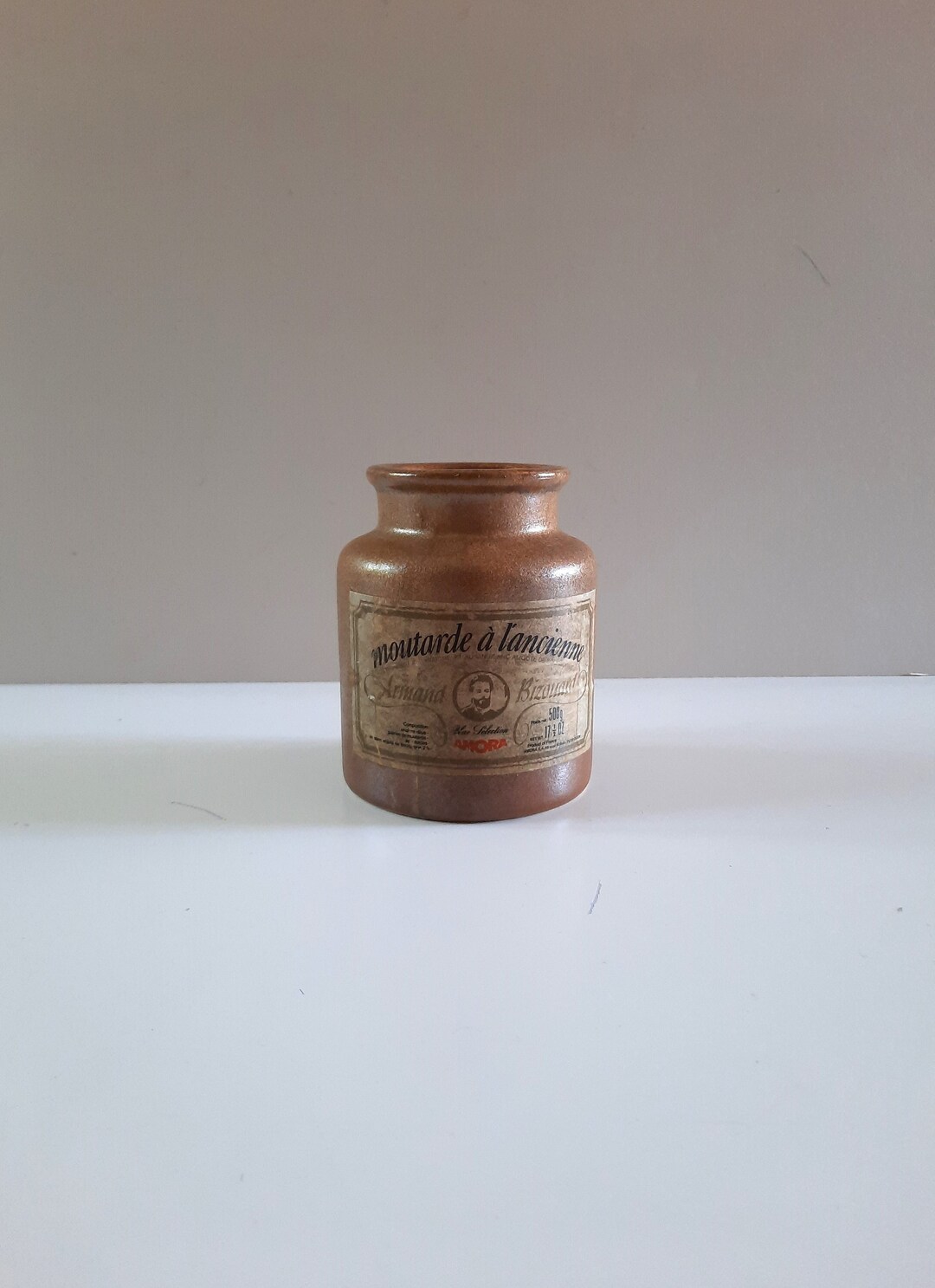 Vintage Stoneware French 'moutarde a L'ancienne' Mustard Pot • Country ...