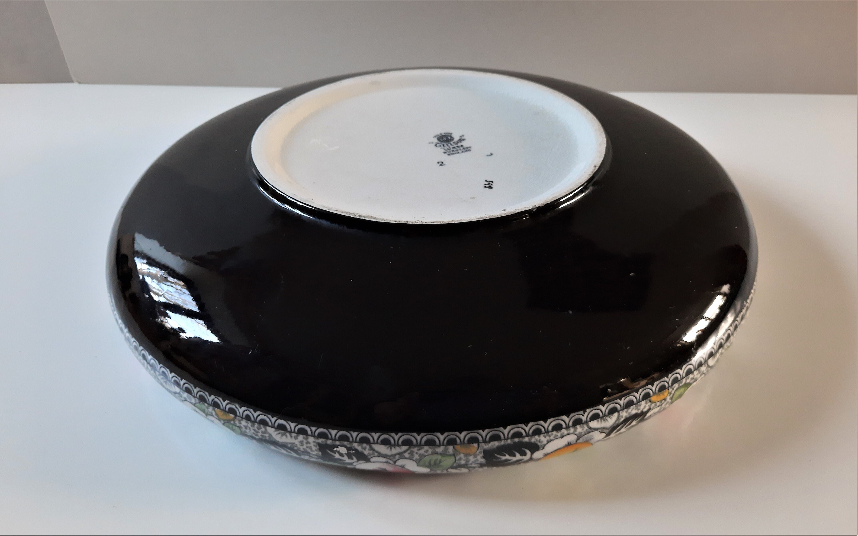 Antique Till & Sons Rosa Pottery Bowl, Gillson Ware Burslem Circa 1891 ...