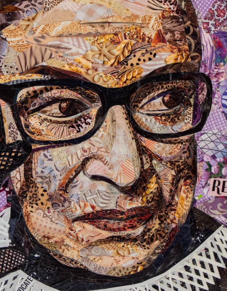 Ruth Bader Ginsburg Fine Art Collage Print - Etsy