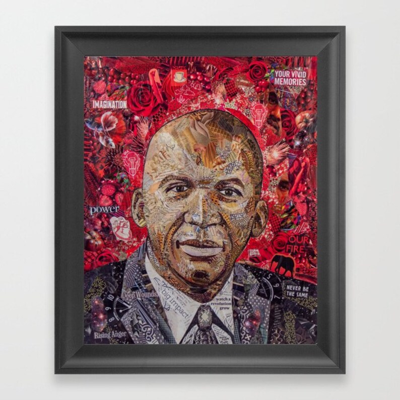 Bryan Stevenson Fine Art Collage Print - Etsy