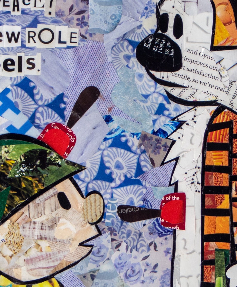 Role Models- A Calvin and Hobbes Fine Art Collage - Etsy