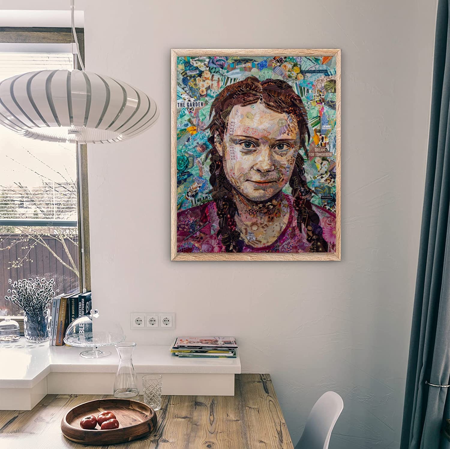 Greta Thunberg Fine Art Collage Print - Etsy