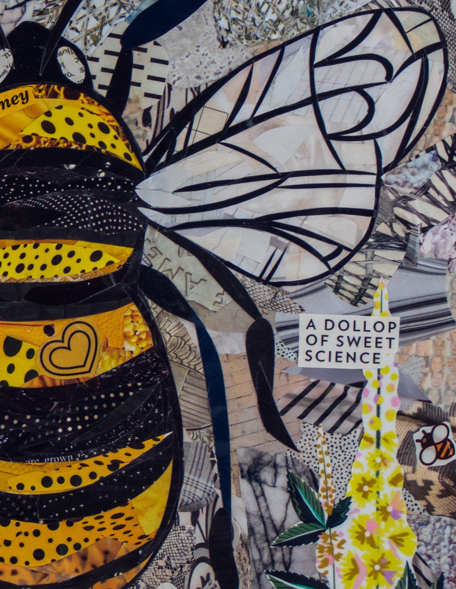 Study of Bees Fine Art Collage Print - Etsy