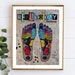 Study of Foot Massage Fine Art Collage Print - Etsy