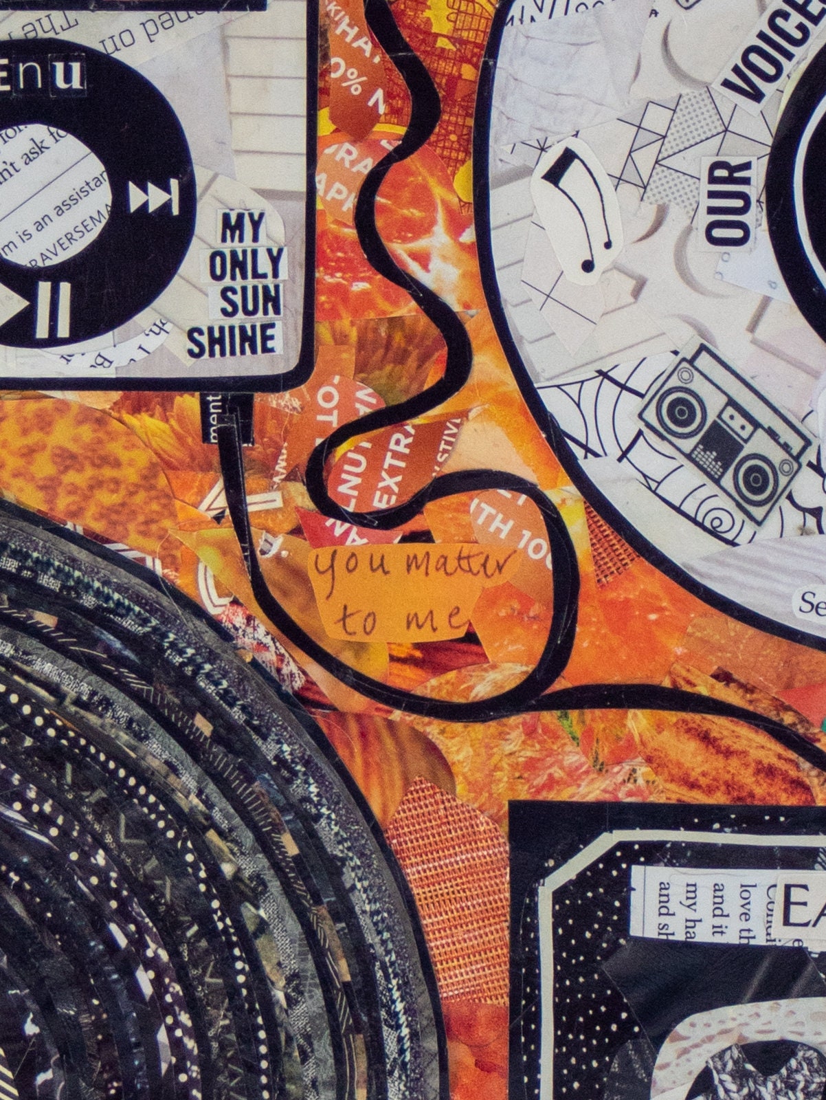 Study of Music Fine Art Collage Print - Etsy