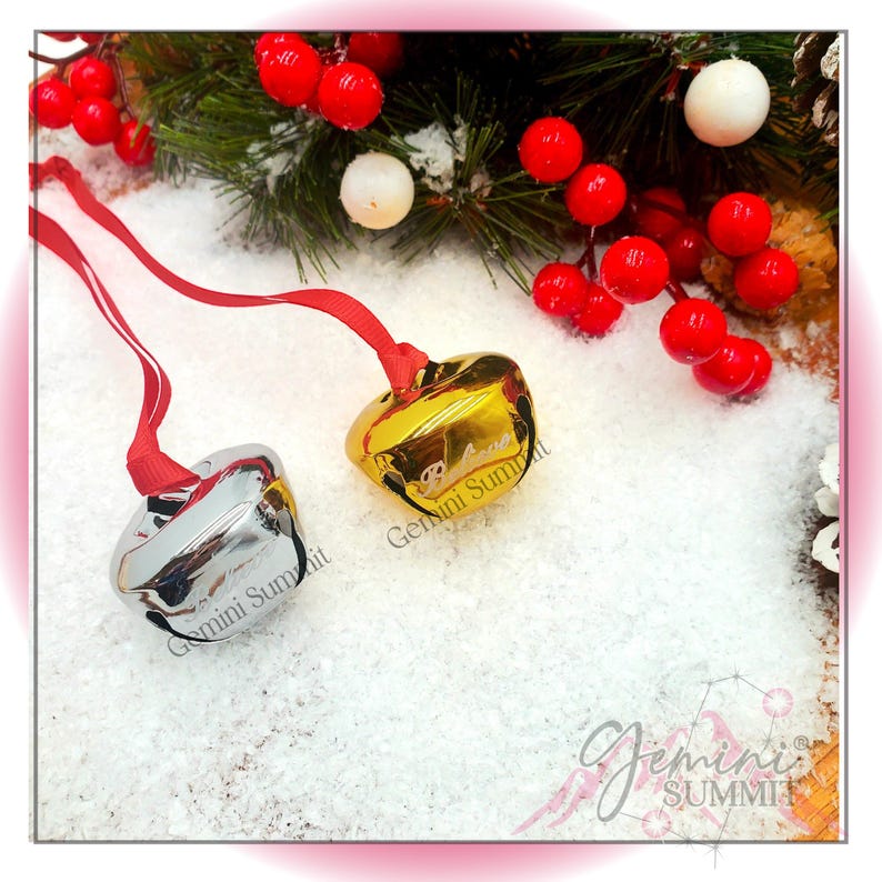 Christmas Bell Ornament: Personalized Believe in the Magic of Christmas ...