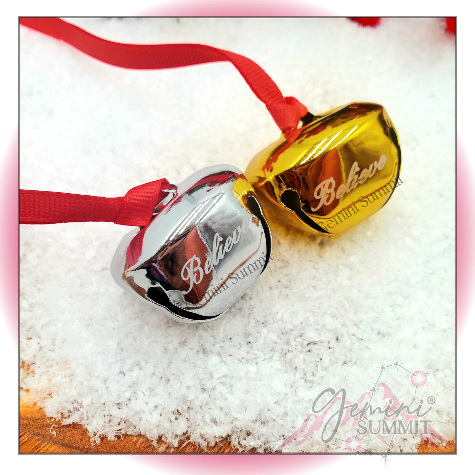 Christmas Bell Ornament: Personalized Believe in the Magic of Christmas ...