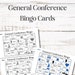 2024 General Conference Bingo Game Fun and Engaging Activity for All ...