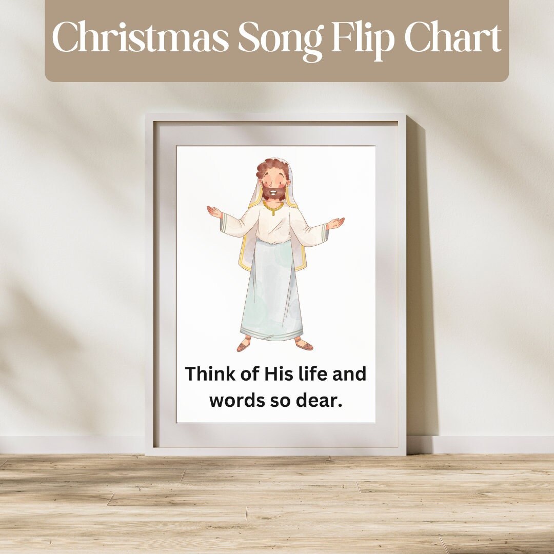 Primary Christmas Song Flip Chart Festive Songs for Kids Interactive ...