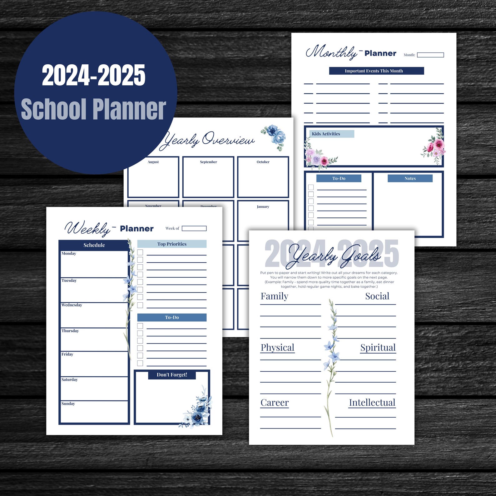 Homeschool Planner 2024-2025 - Etsy