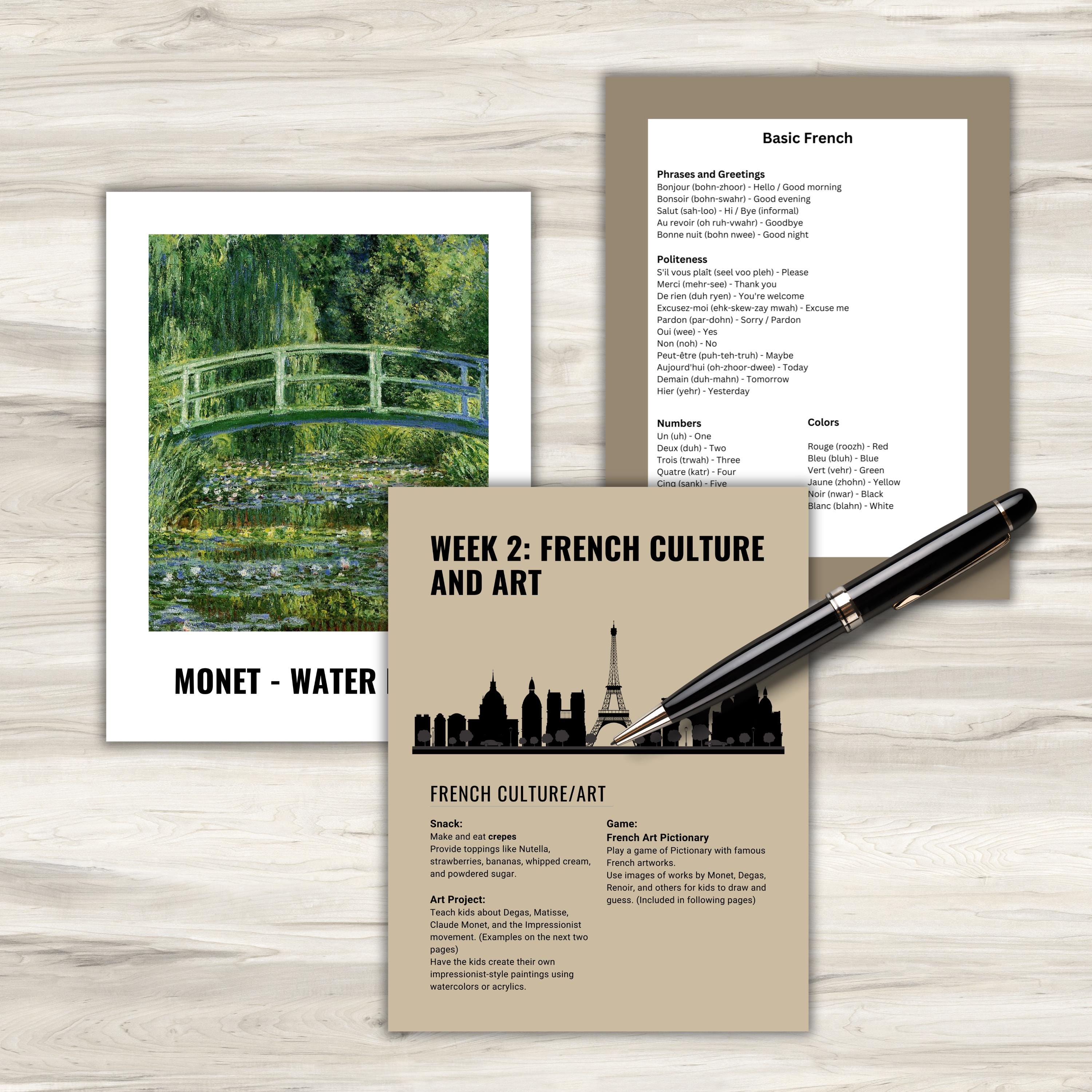 France Geography Unit Study for Ages 5-12 - Etsy