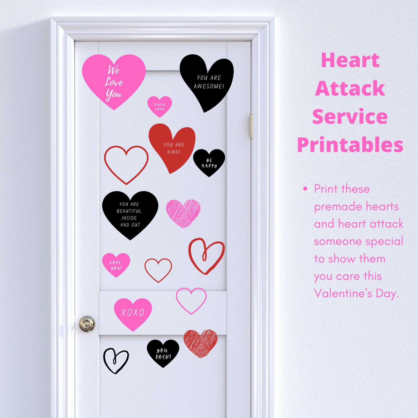Valentine's Kindness Challenge: Heart Attack Printable Activity ...
