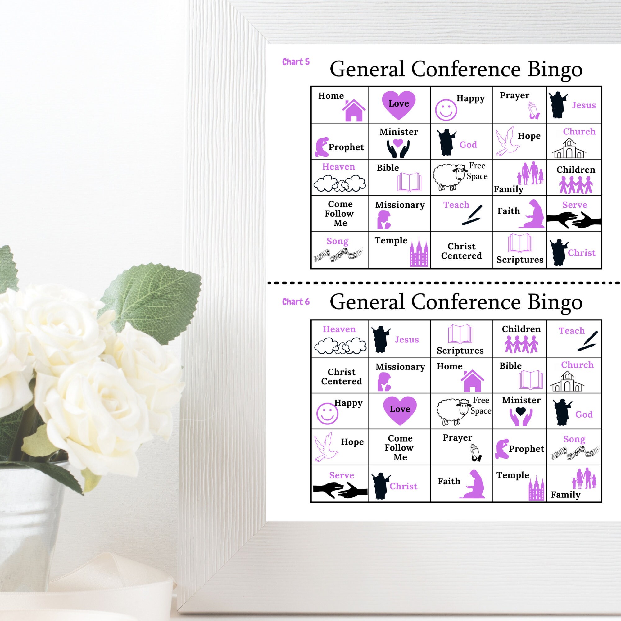 2024 General Conference Bingo Game Fun and Engaging Activity for All ...
