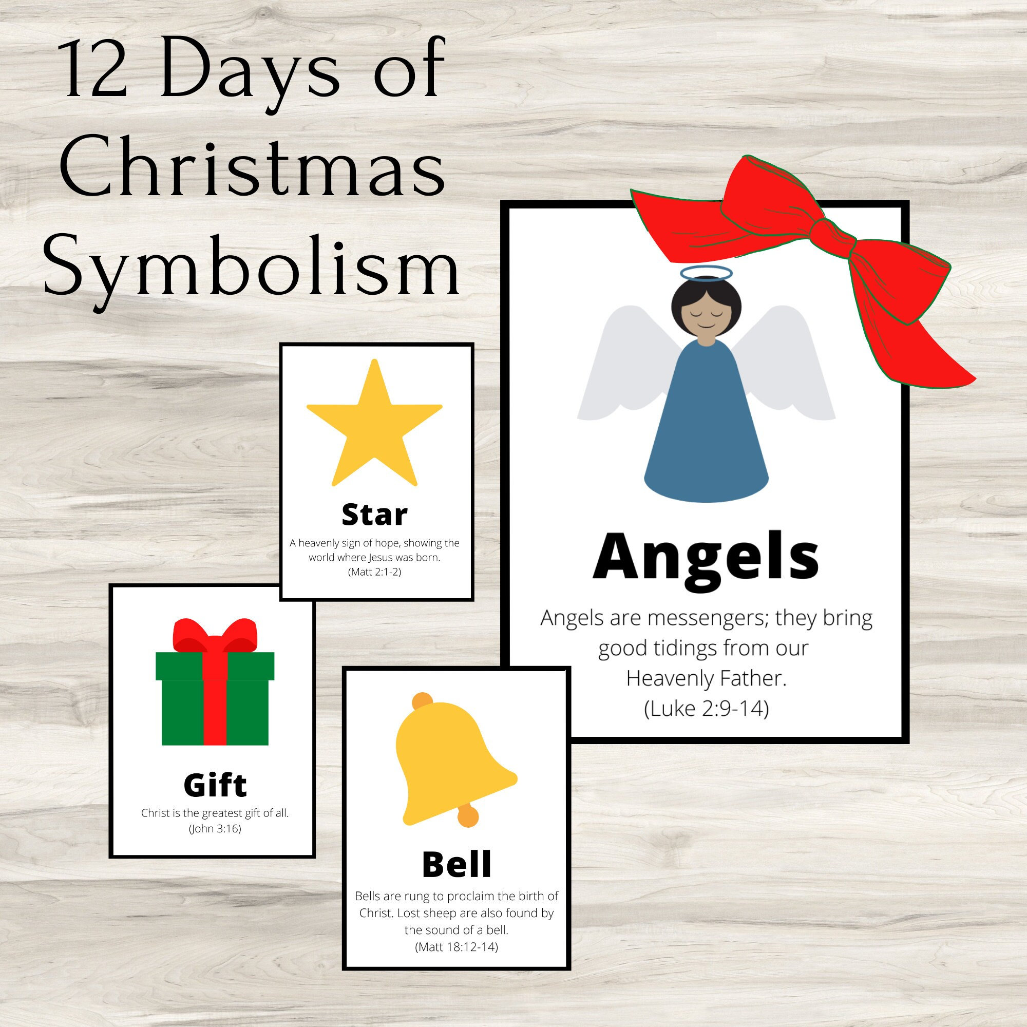 12 Days of Christmas Symbols for Kids - Educational Holiday Activity ...