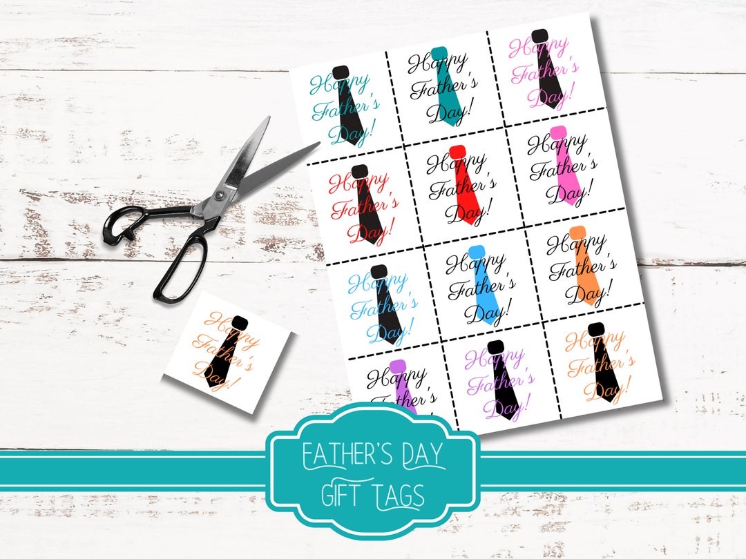 Father's Day Gift Tags - Printable Father's Day Decorations for a ...
