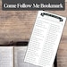 Come Follow Me Lesson Schedule Bookmarks for 2025 Perfect Tools for LDS ...